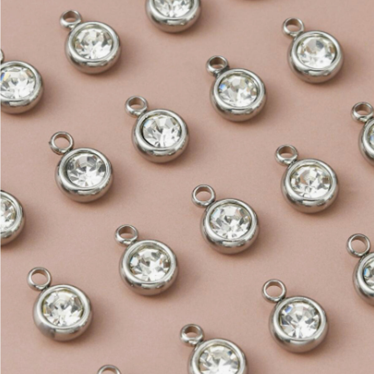 Clear Rhinestone Pendant – Indi & Oak