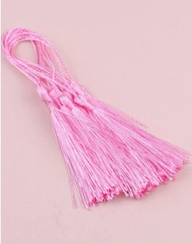 Pink Bookmark Tassels – Soft DIY Craft & Gift Embellishments | Indi & Oak