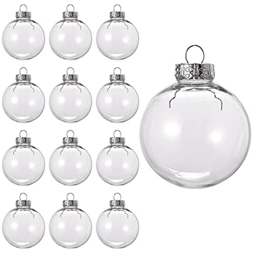 Clear Fillable Christmas Baubles – Custom DIY Ornaments – Indi & Oak